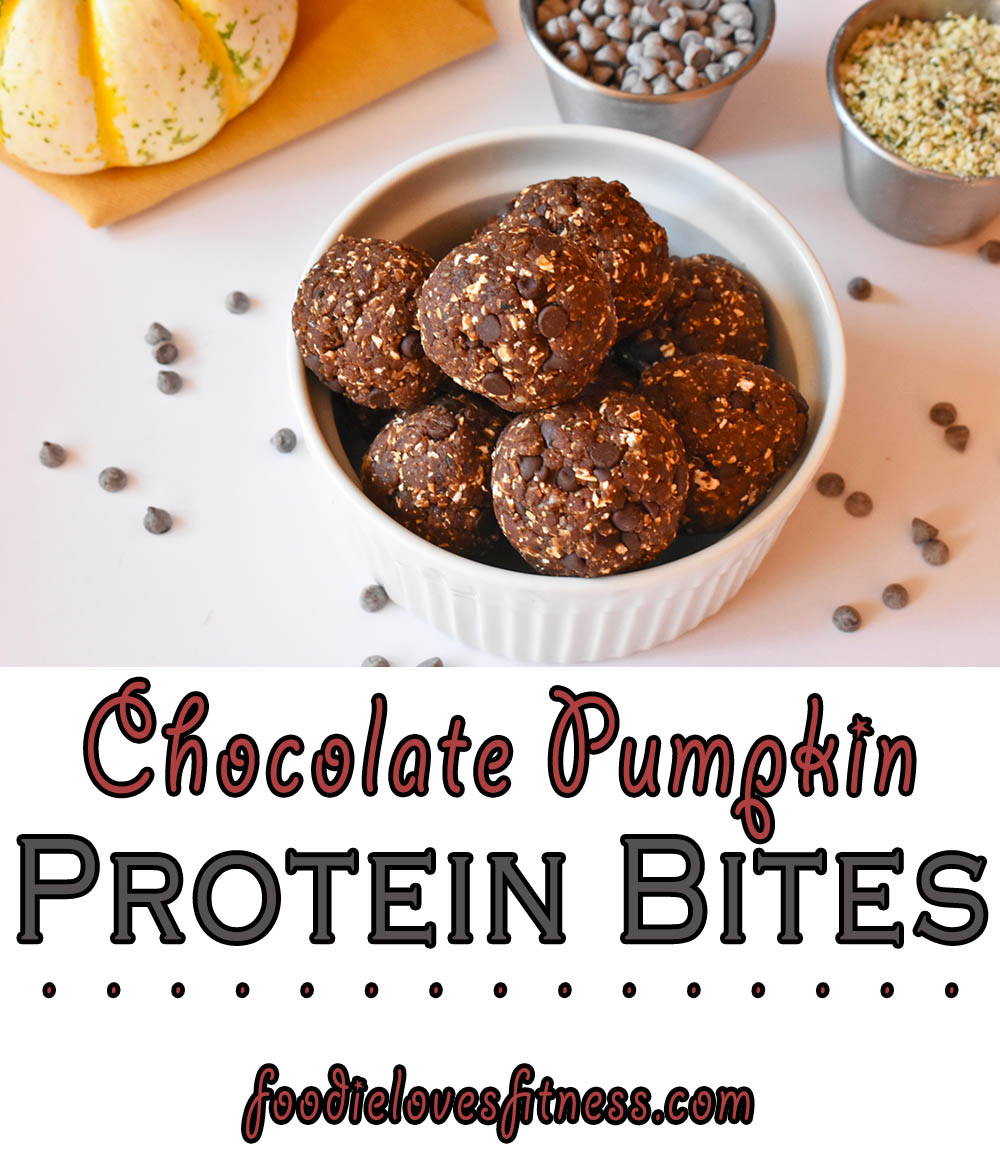 Chocolate Pumpkin Protein Bites {vegan + gf} • Foodie Loves Fitness